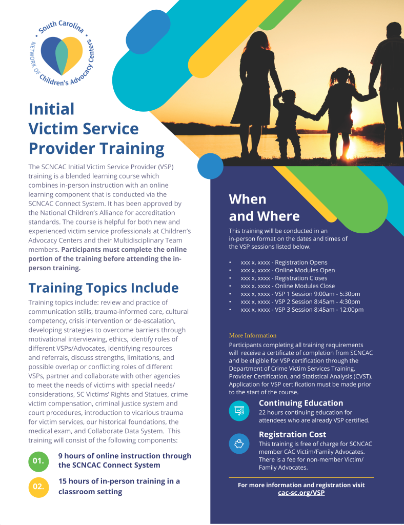 Initial VSP Training - SCNCAC